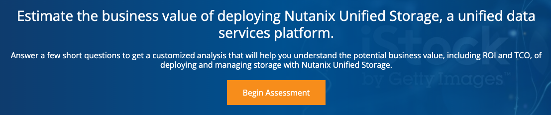 Business Value of Nutanix Unified Storage | Nutanix