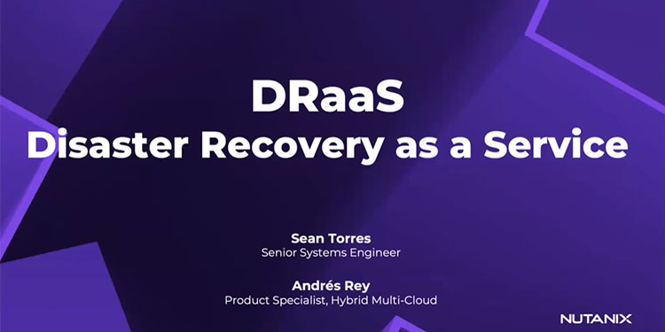 ¿Qué es DRaaS y por qué es útil? | Nutanix ES