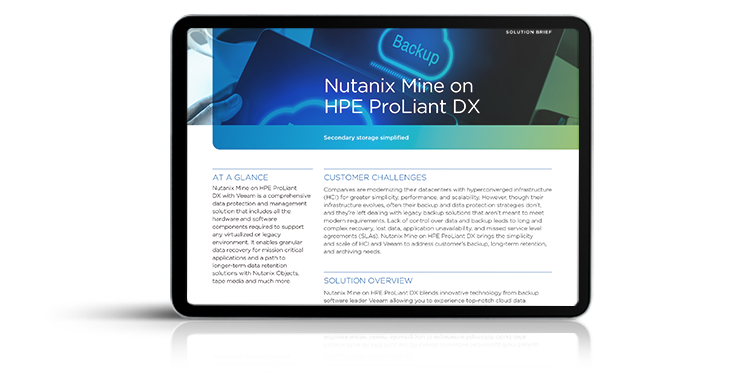 Veeam Disaster Recovery, Support & Best Practices - Nutanix