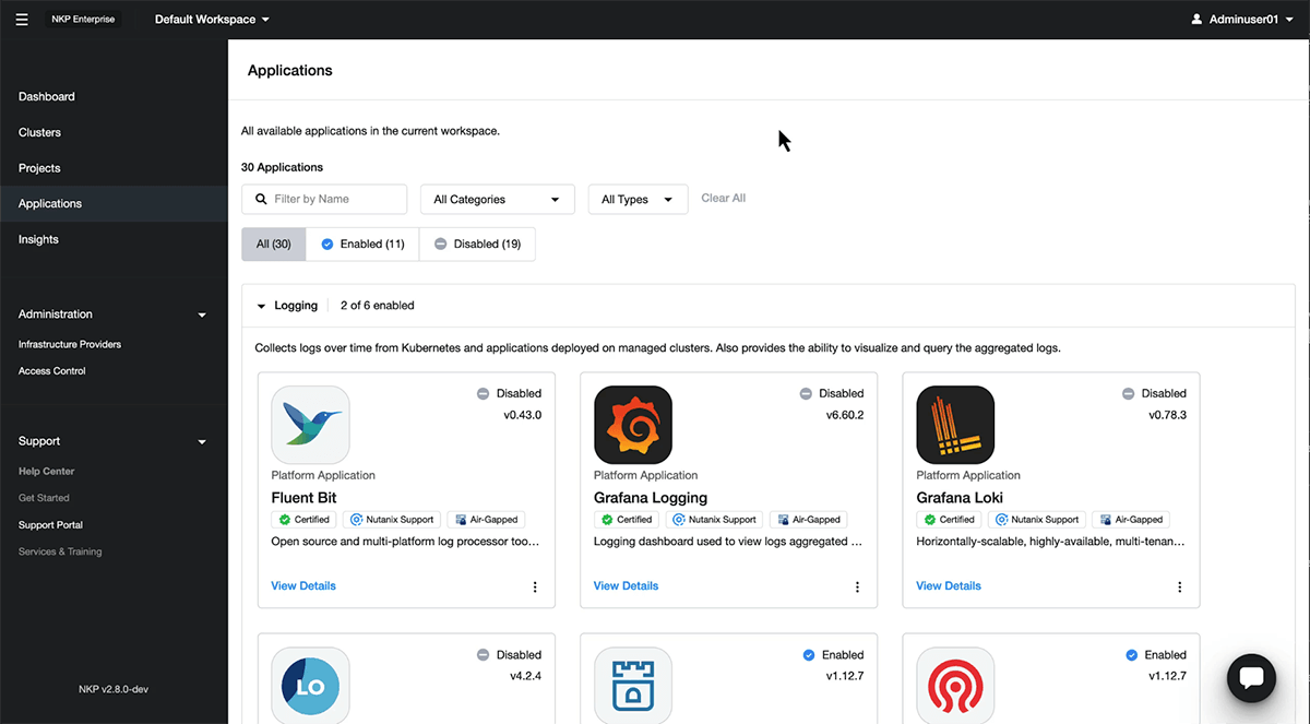 Nutanix Kubernetes Platform