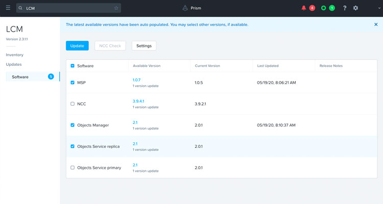 Life Cycle Manager (LCM)