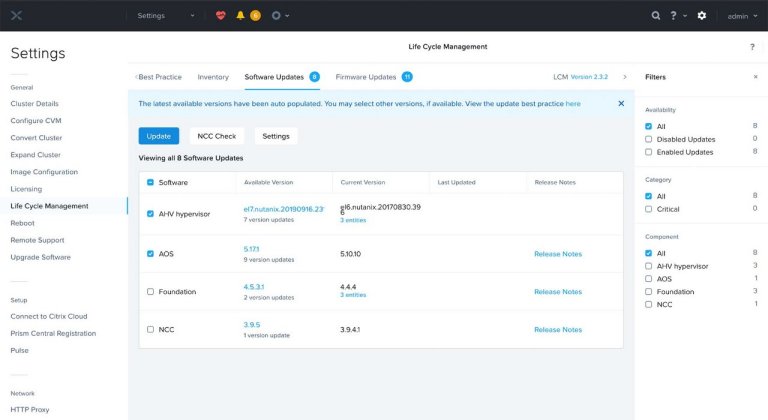 Life Cycle Manager (LCM)