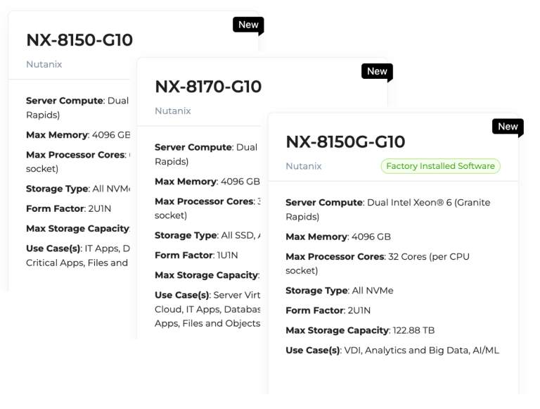 Nutanix NX Platforms