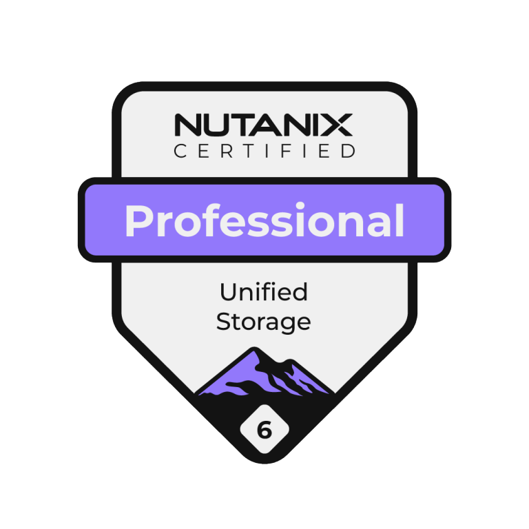 Nutanix Certified Professional - Unified Storage (NCP-US) v6.10