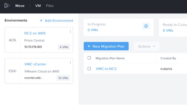 Migrating VMs from VMware Cloud on AWS (VMC) to Nutanix Cloud Clusters ...