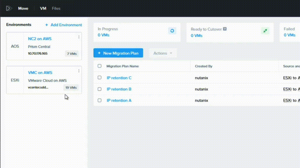 Migrating VMs from VMware Cloud on AWS (VMC) to Nutanix Cloud Clusters ...