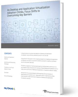 Research Brief: Desktop & Application Virtualization Trends And Barriers